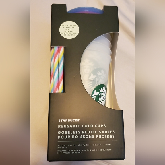 Starbucks | Dining | Starbucks Color Changing Venti Tumblers 5 Pk Bnib | Poshmark